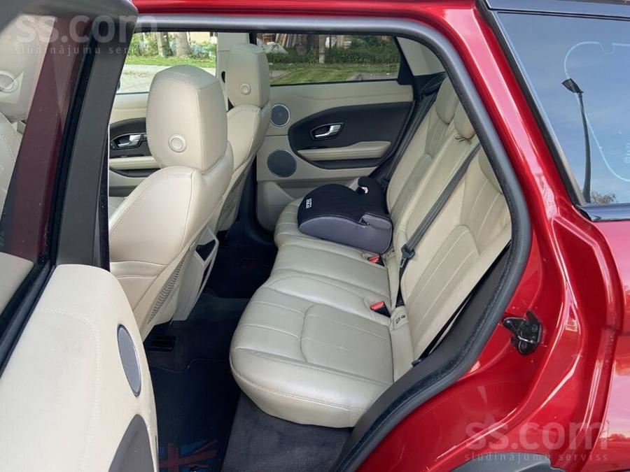Sarkans Land Rover Range Rover Evoque 2016 Rīga, ar dzinēja tilpumu 2.00 L un nobraukumu 221 tūkst. km par 13100 €, foto 15 vietnē AUTOMOTO.COM.LV