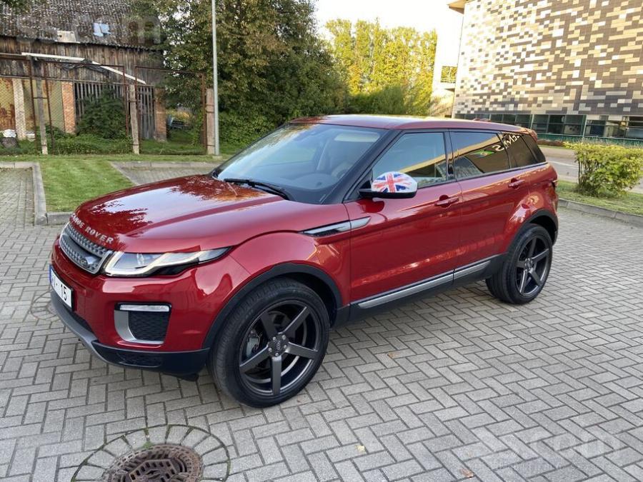 Sarkans Land Rover Range Rover Evoque 2016 Rīga, ar dzinēja tilpumu 2.00 L un nobraukumu 221 tūkst. km par 13100 €, foto 25 vietnē AUTOMOTO.COM.LV