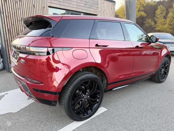 Red Land Rover Range Rover Evoque 2019 in Vilnius, with an engine capacity of 2.00 L and mileage of 104 thousand km for 22900 €, photo 3 on AUTOMOTO.COM.LV