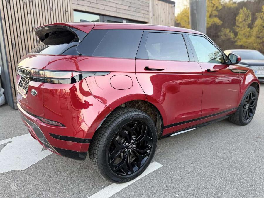 Red Land Rover Range Rover Evoque 2019 in Vilnius, with an engine capacity of 2.00 L and mileage of 104 thousand km for 22900 €, photo 3 on AUTOMOTO.COM.LV