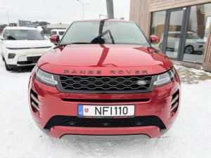 Red Land Rover Range Rover Evoque 2019 in Vilnius, with an engine capacity of 2.00 L and mileage of 105 thousand km for 22700 €, photo 9 on AUTOMOTO.COM.LV