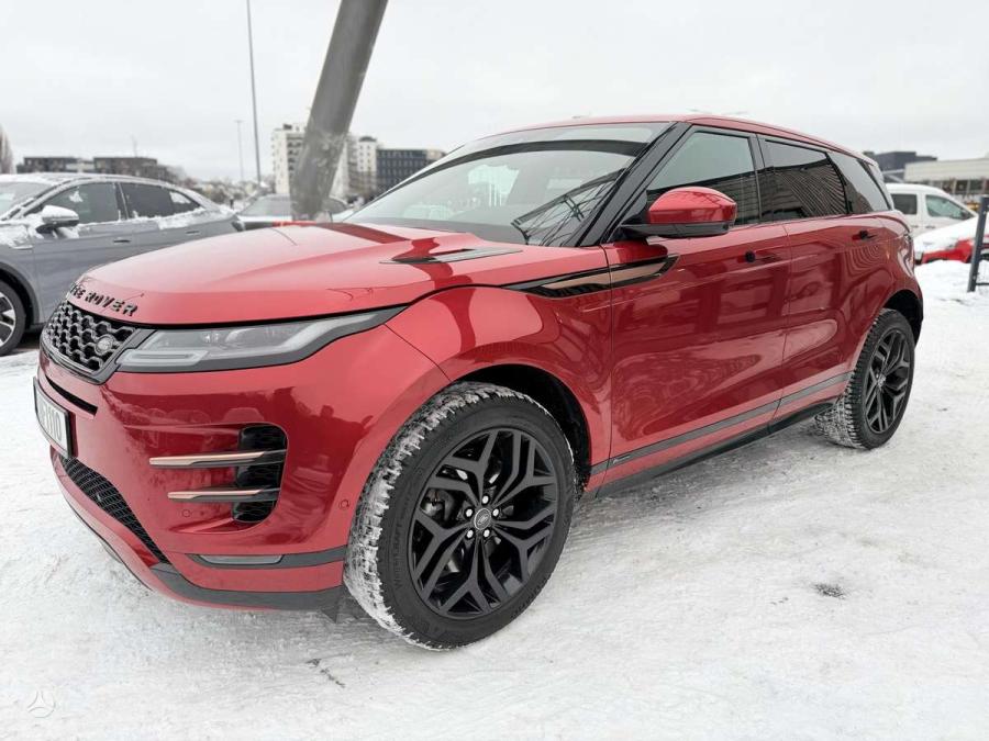 Red Land Rover Range Rover Evoque 2019 in Vilnius, with an engine capacity of 2.00 L and mileage of 105 thousand km for 22500 €, photo 2 on AUTOMOTO.COM.LV