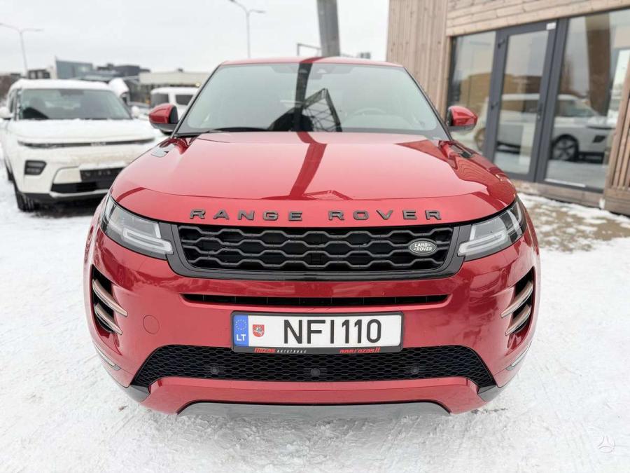 Red Land Rover Range Rover Evoque 2019 in Vilnius, with an engine capacity of 2.00 L and mileage of 105 thousand km for 22500 €, photo 13 on AUTOMOTO.COM.LV