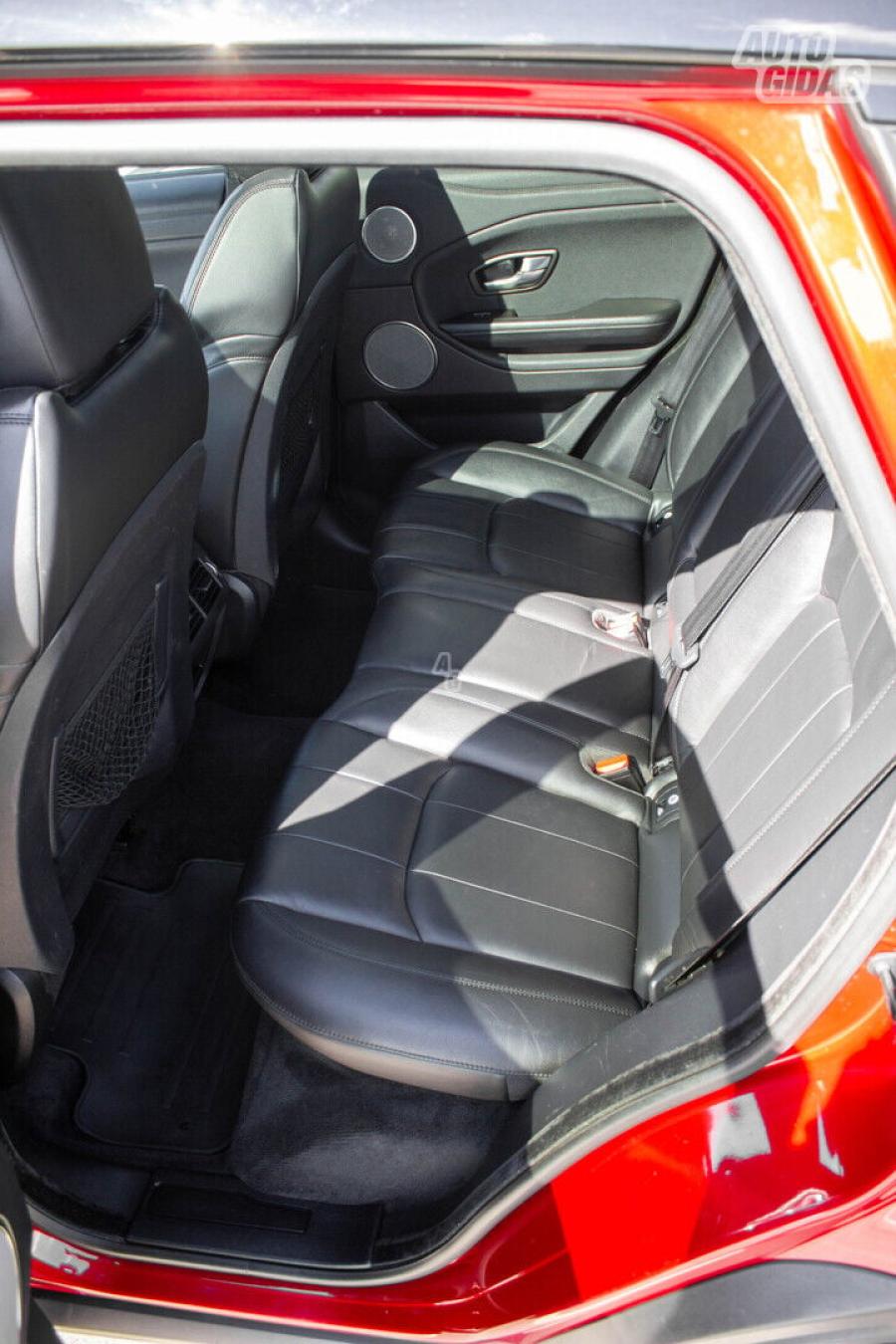 Red Land Rover Range Rover Evoque 2019 in Kaunas, with an engine capacity of 2.00 L and mileage of 250 thousand km for 12700 €, photo 14 on AUTOMOTO.COM.LV