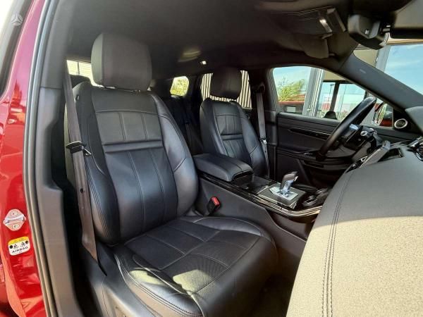 Red Land Rover Range Rover Evoque 2019 in Vilnius, with an engine capacity of 2.00 L and mileage of 120 thousand km for 19900 €, photo 9 on AUTOMOTO.COM.LV
