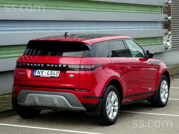Red Land Rover Range Rover Evoque 2020 in Riga, with an engine capacity of 2.00 L and mileage of 110 thousand km for 21500 €, photo 2 on AUTOMOTO.COM.LV