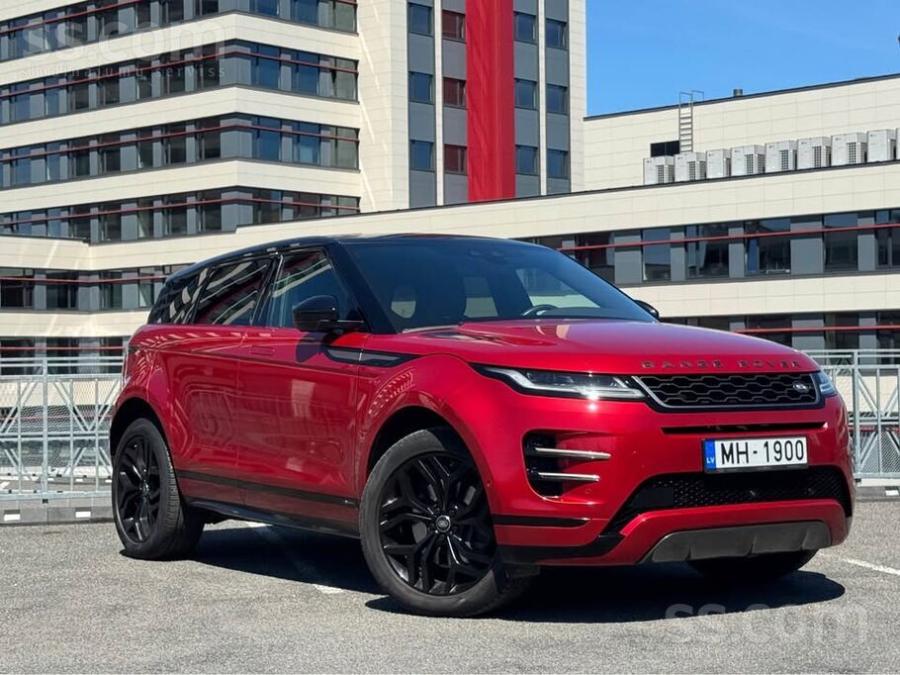 Sarkans Land Rover Range Rover Evoque 2020 Rīga, ar dzinēja tilpumu 2.00 L un nobraukumu 65 tūkst. km par 30000 €, foto 8 vietnē AUTOMOTO.COM.LV
