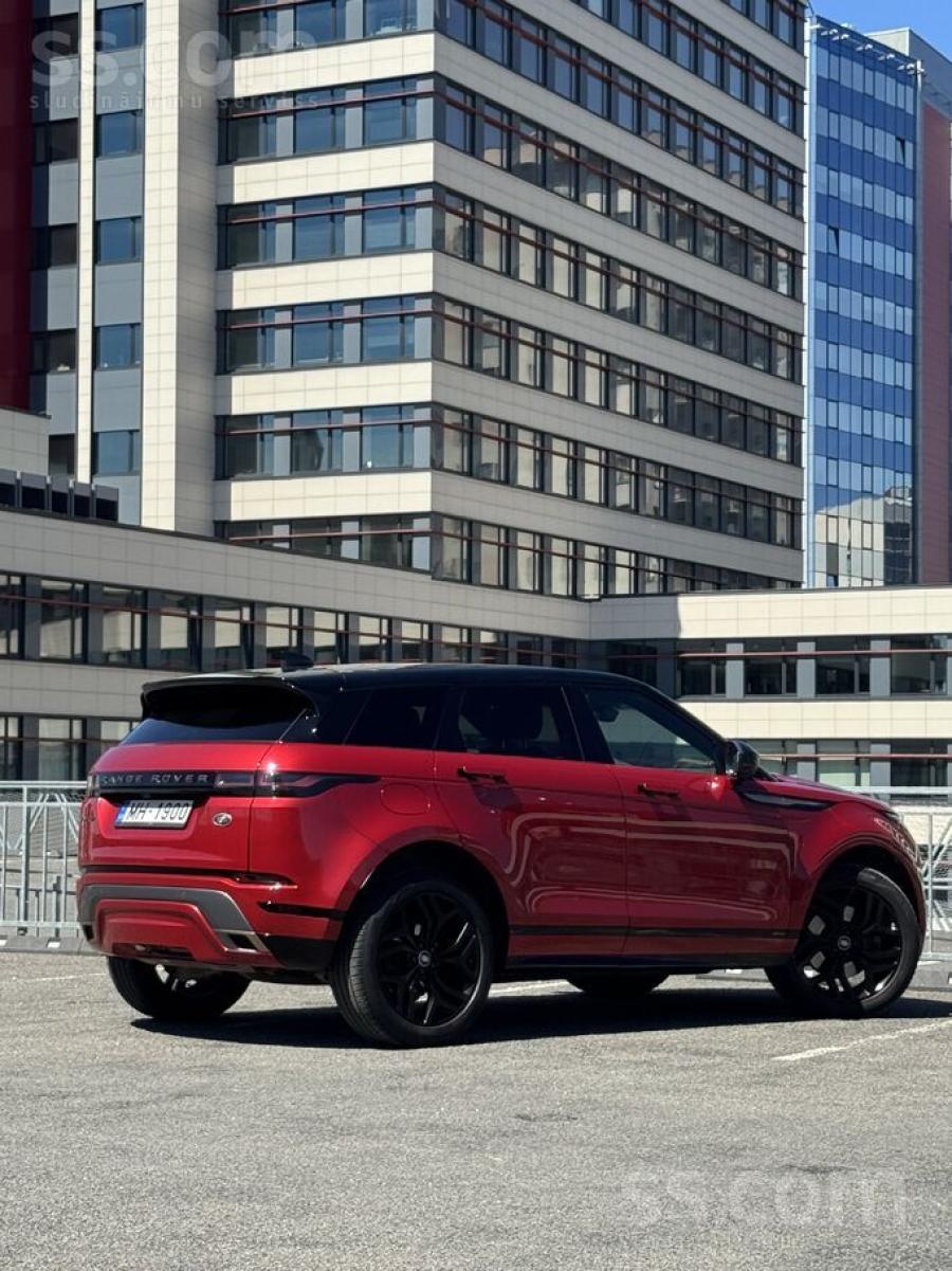 Sarkans Land Rover Range Rover Evoque 2020 Rīga, ar dzinēja tilpumu 2.00 L un nobraukumu 65 tūkst. km par 30000 €, foto 9 vietnē AUTOMOTO.COM.LV