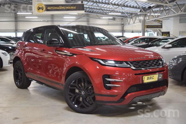 Red Land Rover Range Rover Evoque 2020 in Riga, with an engine capacity of 2.00 L and mileage of 65 thousand km for 28500 €, photo 1 on AUTOMOTO.COM.LV