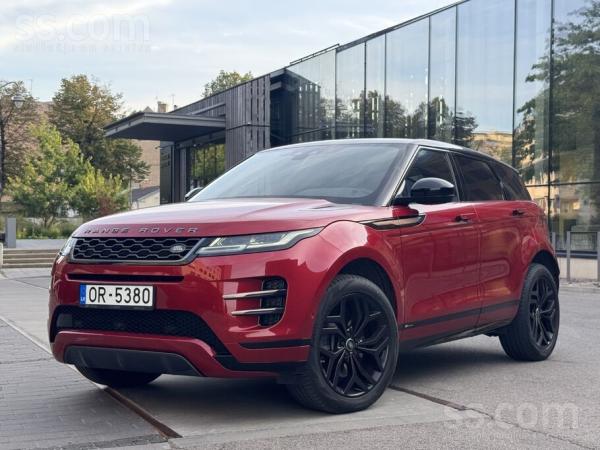 Sarkans Land Rover Range Rover Evoque 2020 Rīga, ar dzinēja tilpumu 2.00 L un nobraukumu 68 tūkst. km par 23800 €, foto  vietnē AUTOMOTO.COM.LV