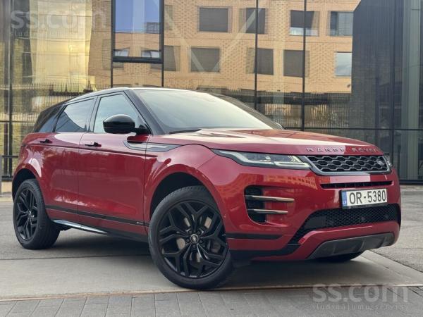 Red Land Rover Range Rover Evoque 2020 in Riga, with an engine capacity of 2.00 L and mileage of 68 thousand km for 23800 €, photo 3 on AUTOMOTO.COM.LV