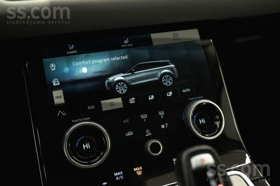 Sarkans Land Rover Range Rover Evoque 2023 Rīga, ar dzinēja tilpumu 2.00 L un nobraukumu 34 tūkst. km par 32990 €, foto 24 vietnē AUTOMOTO.COM.LV