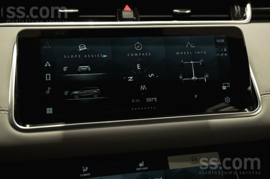 Sarkans Land Rover Range Rover Evoque 2023 Rīga, ar dzinēja tilpumu 2.00 L un nobraukumu 34 tūkst. km par 32990 €, foto 32 vietnē AUTOMOTO.COM.LV