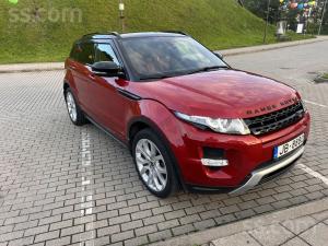 Red Land Rover Range Rover Evoque 2013 in Rezekne, with an engine capacity of 2.20 L and mileage of 165 thousand km for 13500 €, photo 3 on AUTOMOTO.COM.LV