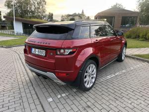 Red Land Rover Range Rover Evoque 2013 in Rezekne, with an engine capacity of 2.20 L and mileage of 165 thousand km for 13500 €, photo 4 on AUTOMOTO.COM.LV