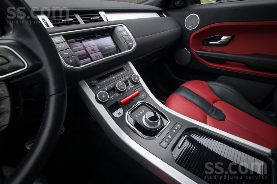 Red Land Rover Range Rover Evoque 2013 in Rezekne, with an engine capacity of 2.20 L and mileage of 165 thousand km for 13500 €, photo 6 on AUTOMOTO.COM.LV