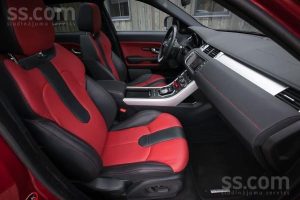 Red Land Rover Range Rover Evoque 2013 in Rezekne, with an engine capacity of 2.20 L and mileage of 165 thousand km for 13500 €, photo 7 on AUTOMOTO.COM.LV
