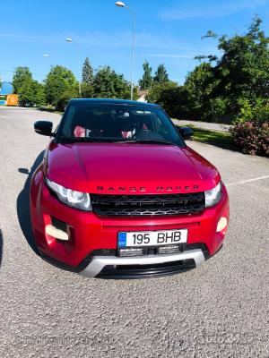 Red Land Rover Range Rover Evoque 2012 in Rakvere, with an engine capacity of 2.00 L and mileage of 231 thousand km for 13500 €, photo 3 on AUTOMOTO.COM.LV