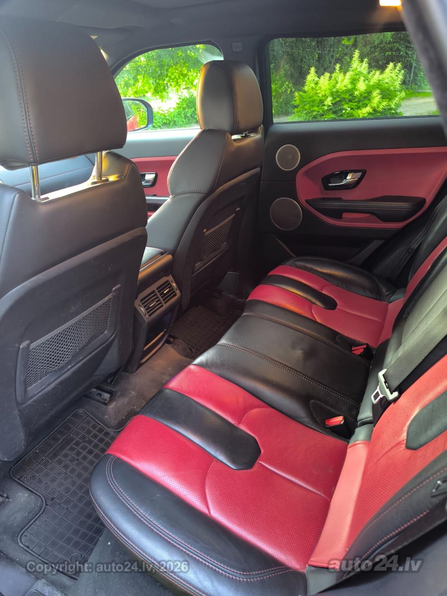 Red Land Rover Range Rover Evoque 2012 in Rakvere, with an engine capacity of 2.00 L and mileage of 231 thousand km for 13500 €, photo 12 on AUTOMOTO.COM.LV