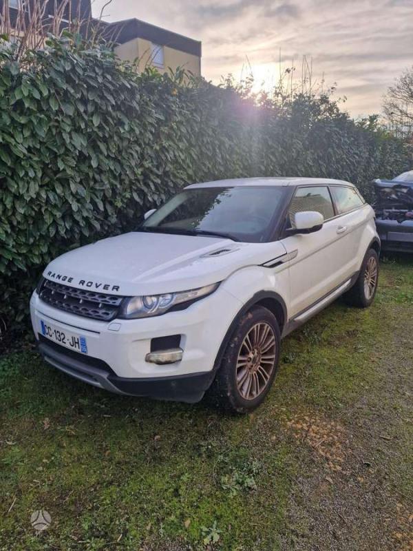 Balts Land Rover Range Rover Evoque 2012 Tauragė, ar dzinēja tilpumu 2.18 L un nobraukumu 269 tūkst. km par 7700 €, foto 1 vietnē AUTOMOTO.COM.LV