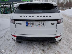 White Land Rover Range Rover Evoque 2012 in Utena, with an engine capacity of 2.18 L and mileage of 230 thousand km for 8900 €, photo 5 on AUTOMOTO.COM.LV