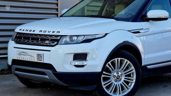 White Land Rover Range Rover Evoque 2012 in Vilnius, with an engine capacity of 2.18 L and mileage of 298 thousand km for 9000 €, photo 3 on AUTOMOTO.COM.LV