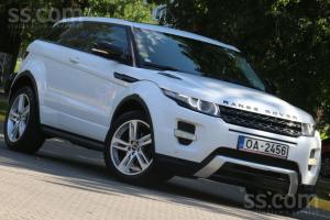 White Land Rover Range Rover Evoque 2012 in Riga, with an engine capacity of 2.20 L and mileage of 211 thousand km for 10990 €, photo 4 on AUTOMOTO.COM.LV
