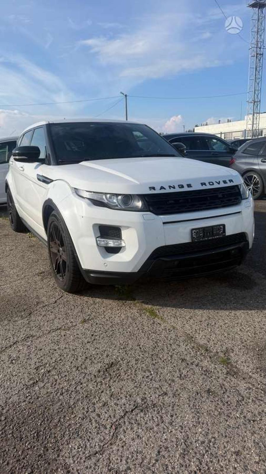 Balts Land Rover Range Rover Evoque 2012 Panevēža, ar dzinēja tilpumu 2.00 L un nobraukumu 166 tūkst. km par 5300 €, foto 3 vietnē AUTOMOTO.COM.LV