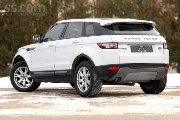 White Land Rover Range Rover Evoque 2012 in Jelgava, with an engine capacity of 2.00 L and mileage of 278 thousand km for 9000 €, photo 7 on AUTOMOTO.COM.LV