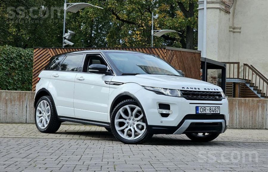 White Land Rover Range Rover Evoque 2012 in Jelgava, with an engine capacity of 2.20 L and mileage of 149 thousand km for 10900 €, photo 1 on AUTOMOTO.COM.LV