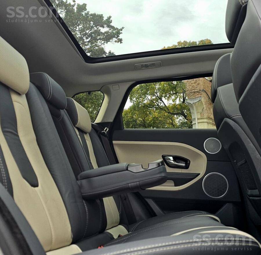 White Land Rover Range Rover Evoque 2012 in Jelgava, with an engine capacity of 2.20 L and mileage of 149 thousand km for 10900 €, photo 16 on AUTOMOTO.COM.LV