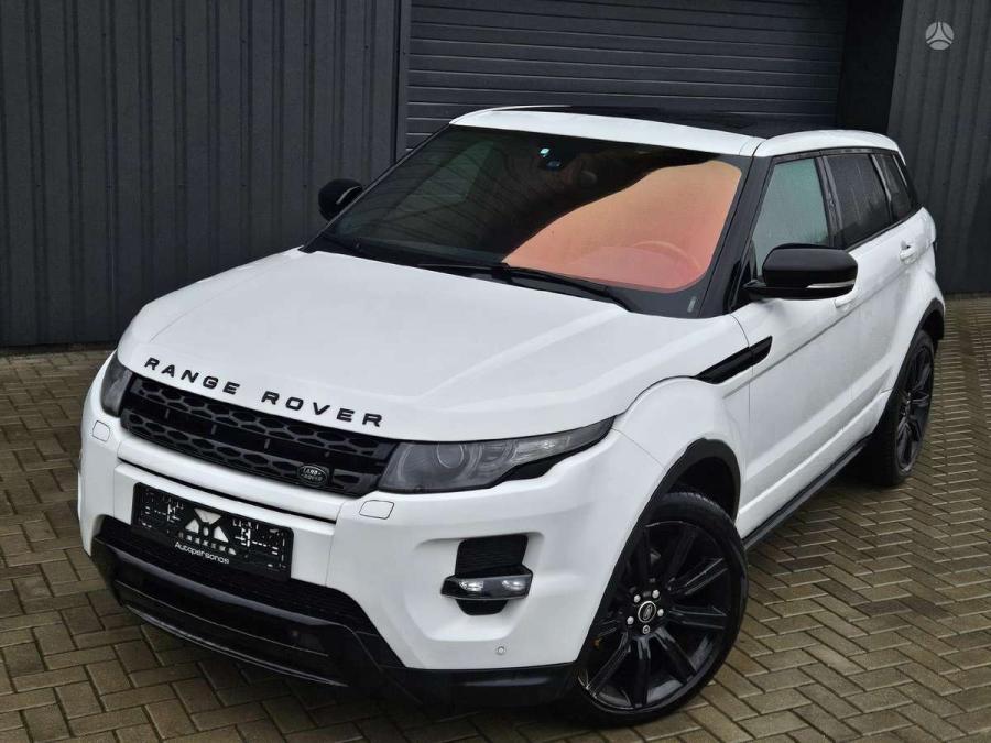 White Land Rover Range Rover Evoque 2013 in Kaunas, with an engine capacity of 2.20 L and mileage of 248 thousand km for 12750 €, photo 15 on AUTOMOTO.COM.LV