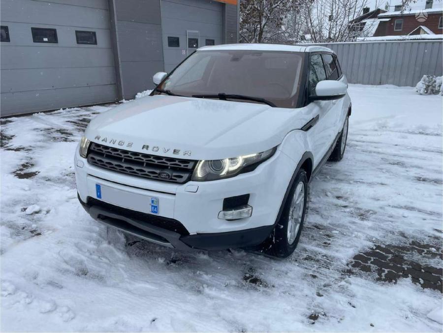 Balts Land Rover Range Rover Evoque 2013 Kauņa, ar dzinēja tilpumu 2.18 L un nobraukumu 380 tūkst. km par 6800 €, foto 1 vietnē AUTOMOTO.COM.LV