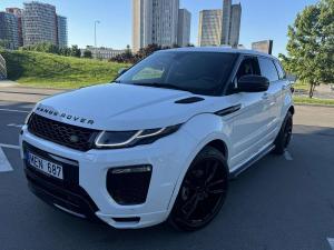 White Land Rover Range Rover Evoque 2013 in Vilnius, with an engine capacity of 2.18 L and mileage of 192 thousand km for 7100 €, photo  on AUTOMOTO.COM.LV