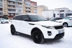 White Land Rover Range Rover Evoque 2014 in Liepaja, with an engine capacity of 2.00 L and mileage of 152 thousand km for 13500 €, photo 2 on AUTOMOTO.COM.LV