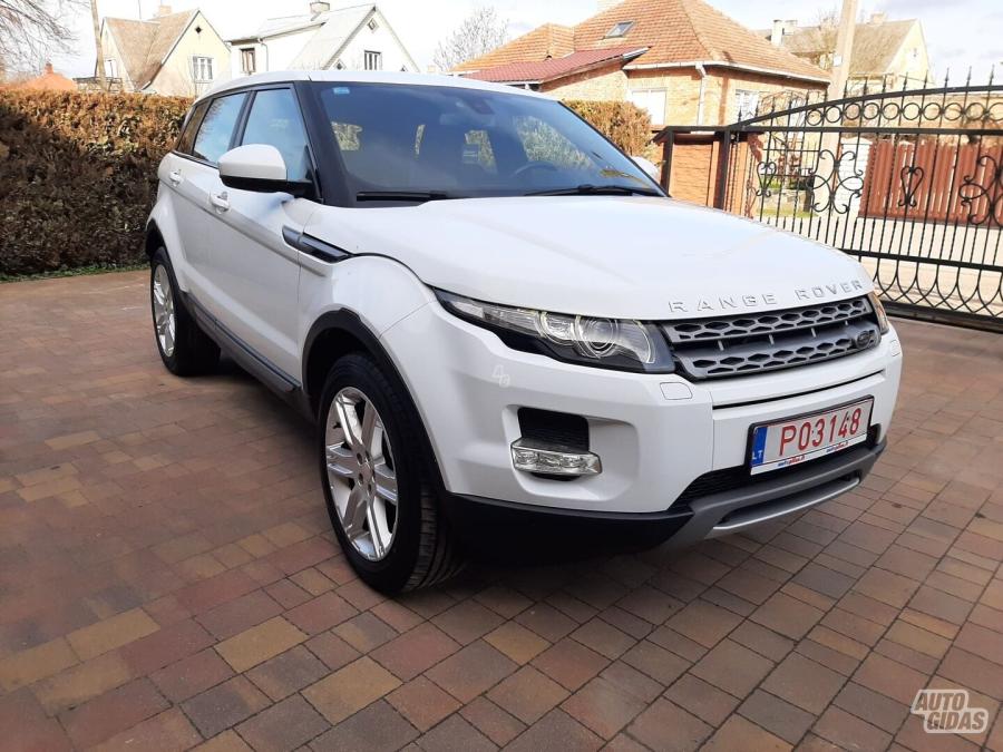 White Land Rover Range Rover Evoque 2014 in Kaunas, with an engine capacity of 2.20 L and mileage of 279 thousand km for 8600 €, photo 3 on AUTOMOTO.COM.LV