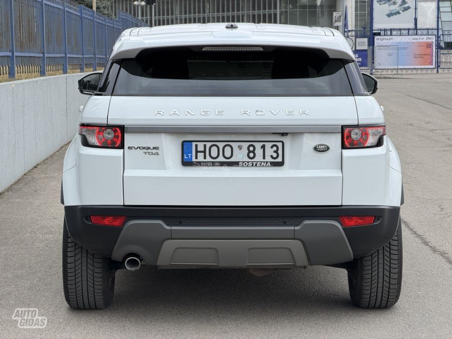 White Land Rover Range Rover Evoque 2015 in Vilnius, with an engine capacity of 2.00 L and mileage of 161 thousand km for 13000 €, photo 6 on AUTOMOTO.COM.LV