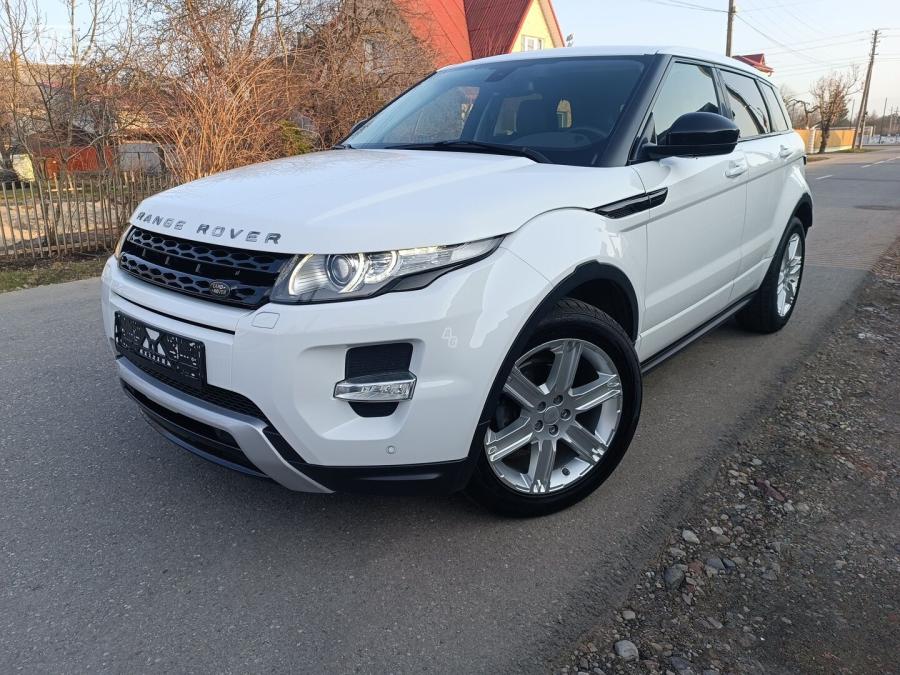 White Land Rover Range Rover Evoque 2015 in Kaunas, with an engine capacity of 2.20 L and mileage of 240 thousand km for 12000 €, photo 1 on AUTOMOTO.COM.LV