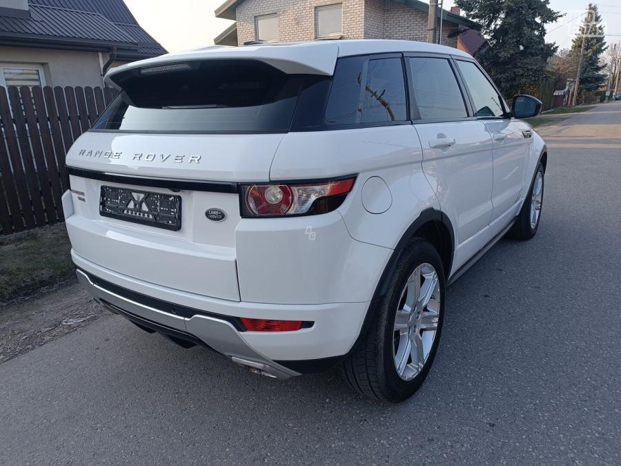 White Land Rover Range Rover Evoque 2015 in Kaunas, with an engine capacity of 2.20 L and mileage of 240 thousand km for 12000 €, photo 9 on AUTOMOTO.COM.LV