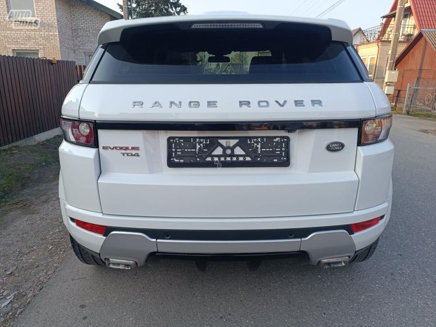 White Land Rover Range Rover Evoque 2015 in Kaunas, with an engine capacity of 2.20 L and mileage of 240 thousand km for 12000 €, photo 12 on AUTOMOTO.COM.LV
