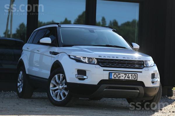 White Land Rover Range Rover Evoque 2015 in Tukums, with an engine capacity of 2.20 L and mileage of 220 thousand km for 11690 €, photo 1 on AUTOMOTO.COM.LV