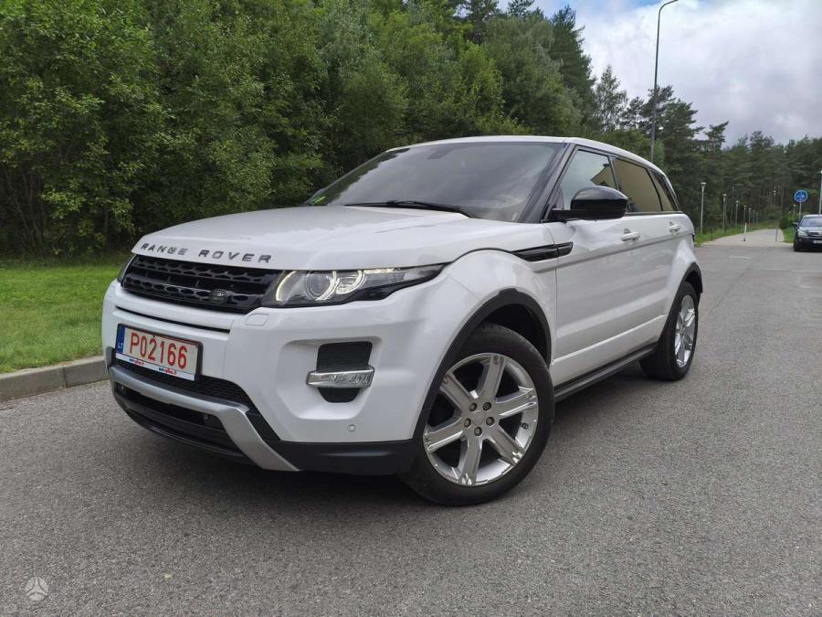 Balts Land Rover Range Rover Evoque 2015 Viļņa, ar dzinēja tilpumu 2.18 L un nobraukumu 268 tūkst. km par 9500 €, foto 1 vietnē AUTOMOTO.COM.LV