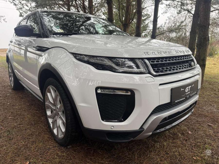 White Land Rover Range Rover Evoque 2016 in Alytus, with an engine capacity of 2.00 L and mileage of 166 thousand km for 11999 €, photo 14 on AUTOMOTO.COM.LV