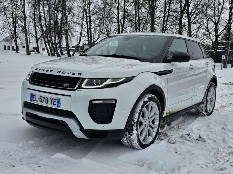 White Land Rover Range Rover Evoque 2016 in Taurage, with an engine capacity of 2.00 L and mileage of 190 thousand km for 11800 €, photo 1 on AUTOMOTO.COM.LV