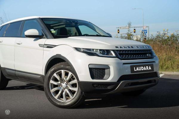 White Land Rover Range Rover Evoque 2016 in Vilnius, with an engine capacity of 2.00 L and mileage of 144 thousand km for 9900 €, photo 3 on AUTOMOTO.COM.LV