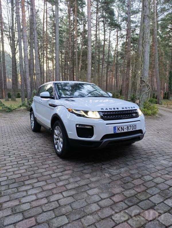 White Land Rover Range Rover Evoque 2016 in Liepaja, with an engine capacity of 2.00 L and mileage of 180 thousand km for 12000 €, photo 1 on AUTOMOTO.COM.LV