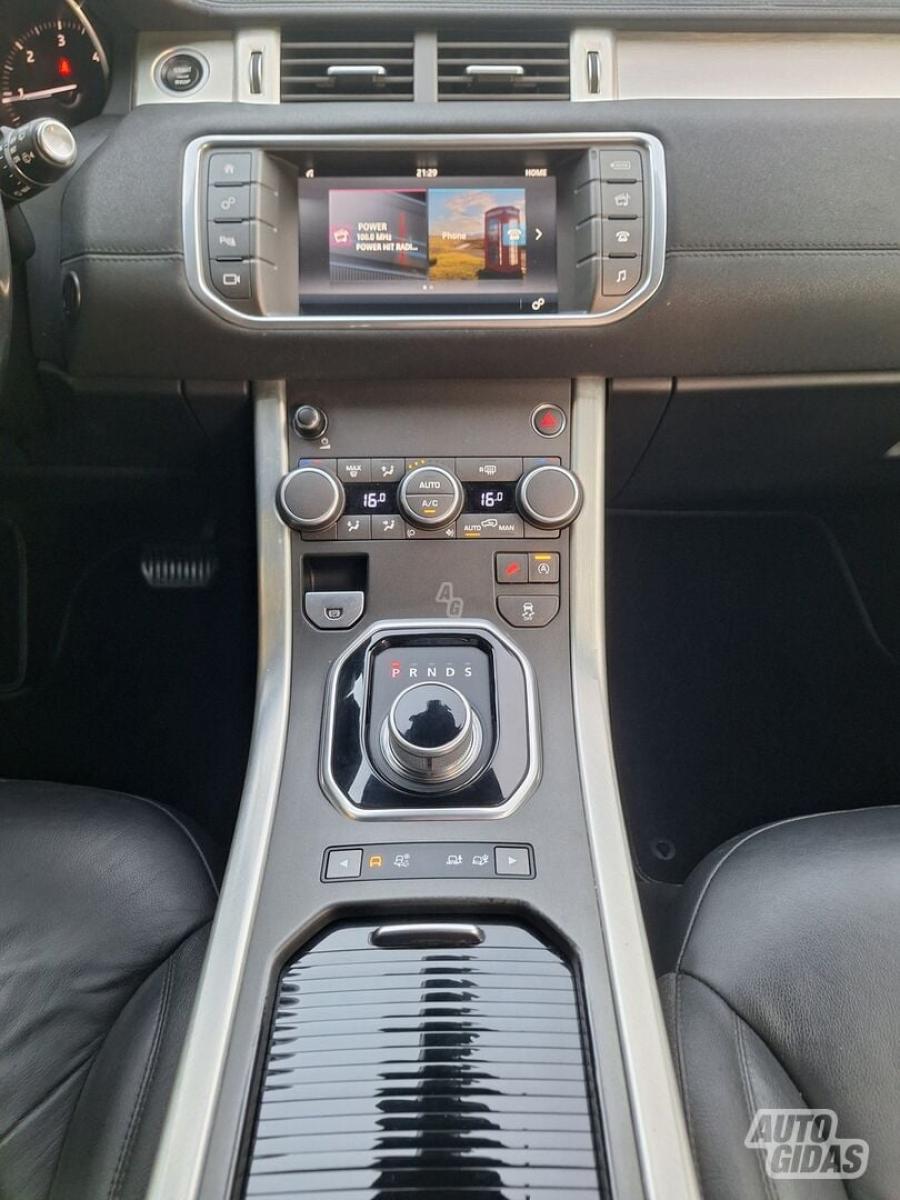 White Land Rover Range Rover Evoque 2016 in Telschi, with an engine capacity of 2.00 L and mileage of 221 thousand km for 9999 €, photo 20 on AUTOMOTO.COM.LV