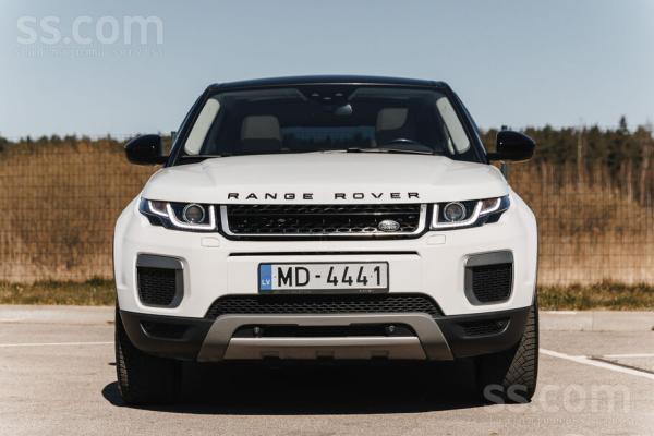 White Land Rover Range Rover Evoque 2017 in Riga, with an engine capacity of 2.00 L and mileage of 116 thousand km for 18100 €, photo 2 on AUTOMOTO.COM.LV