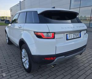 White Land Rover Range Rover Evoque 2017 in Panevezys, with an engine capacity of 2.00 L and mileage of 188 thousand km for 8899 €, photo 6 on AUTOMOTO.COM.LV
