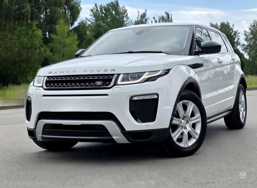 White Land Rover Range Rover Evoque 2017 in Taurage, with an engine capacity of 2.00 L and mileage of 215 thousand km for 10600 €, photo 1 on AUTOMOTO.COM.LV